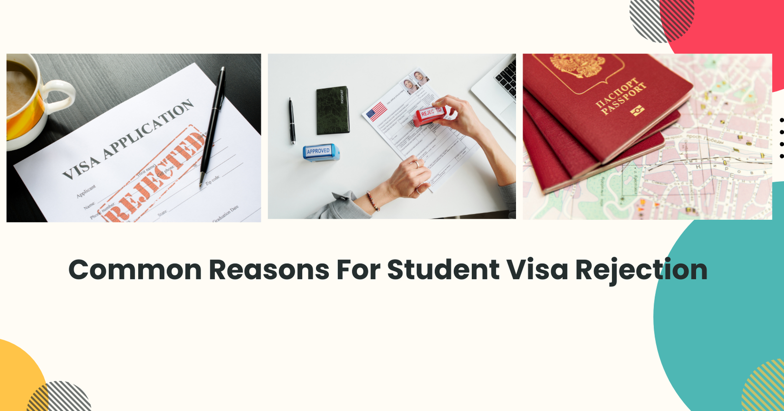 Common Reasons For Student Visa Rejection - Visa Point